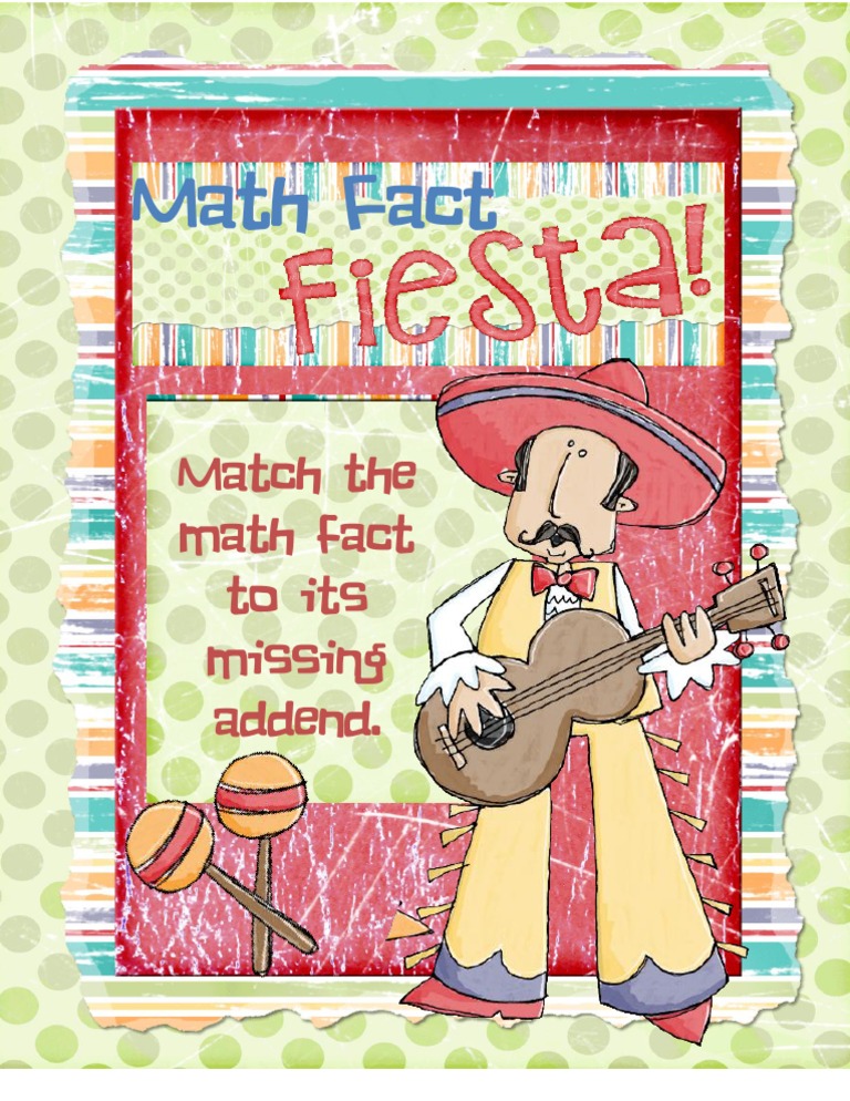 Math Fact Fiesta | PDF