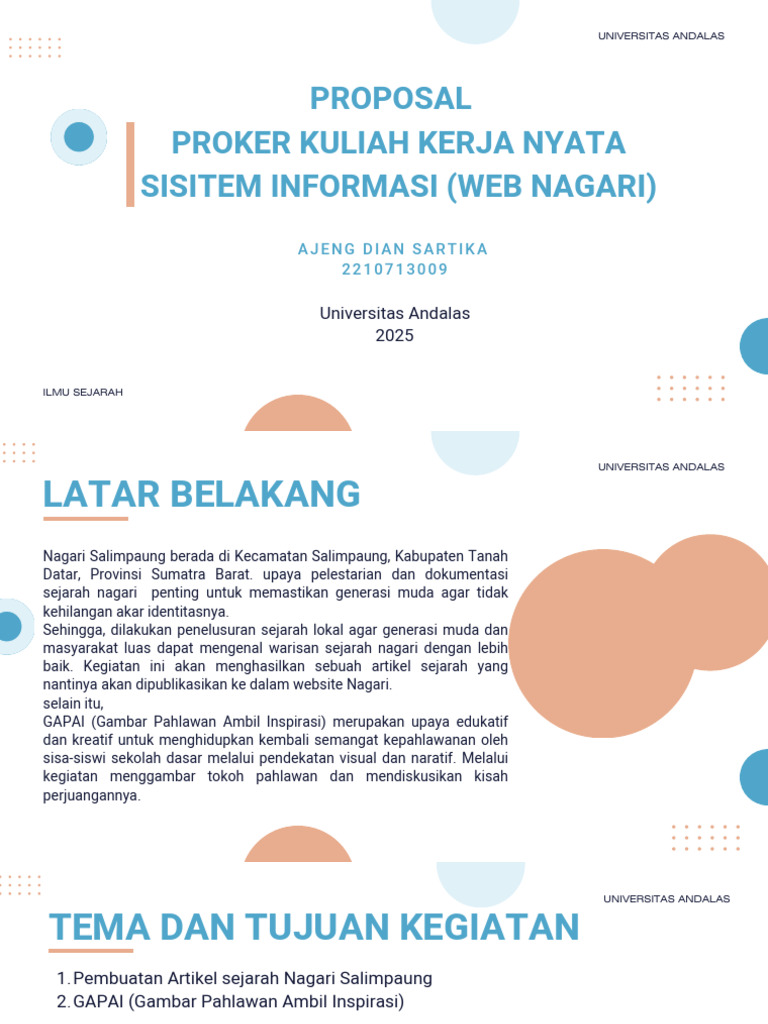 Proker KKN - Ajeng Dian Sartika | PDF
