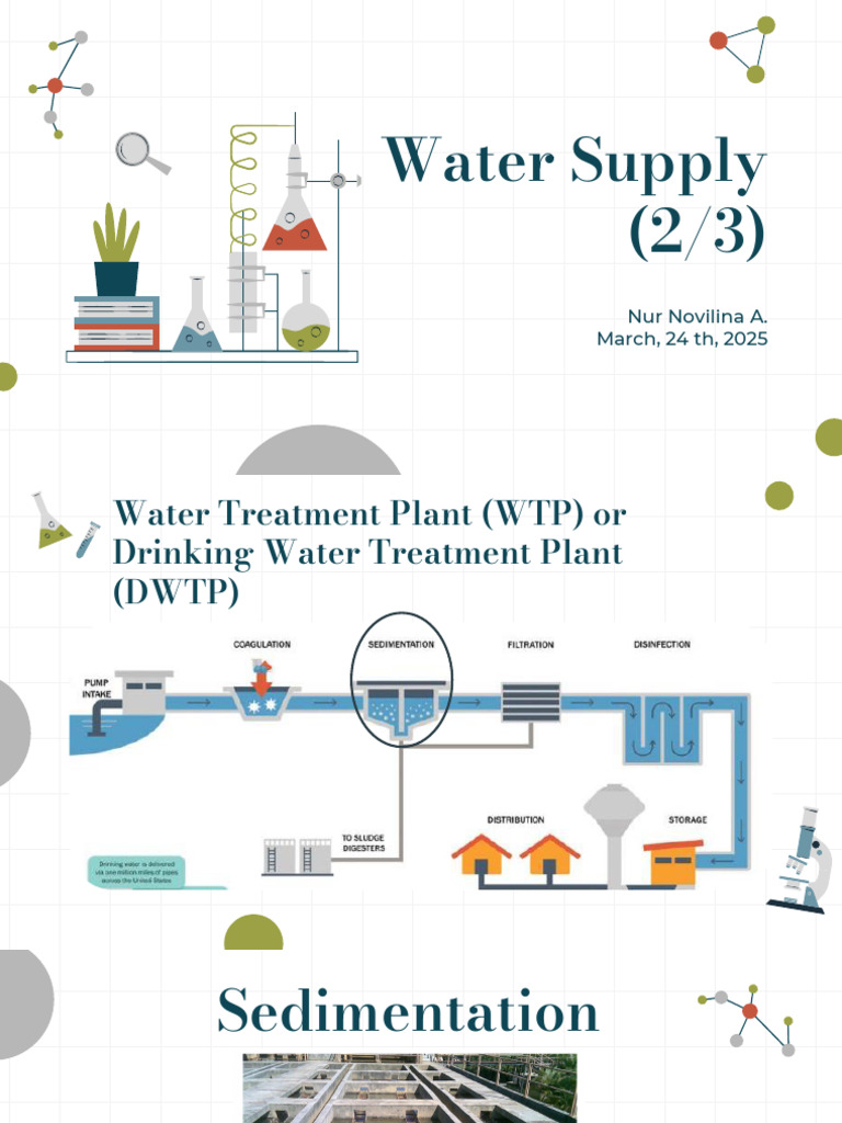 Water Treatment Plant Sedimentation Process | PDF | Filtration | Water ...
