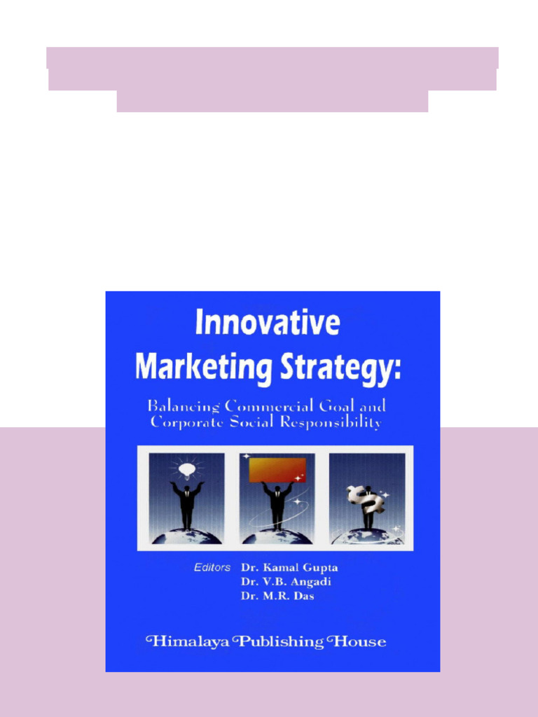 Innovative Marketing Strategy Balancing Commercial Goal and Corporate ...