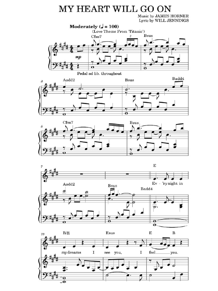 My Heart Will Go On | PDF