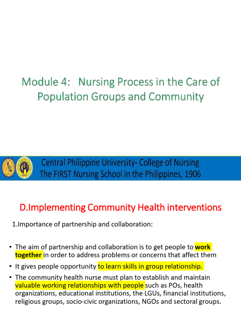 Community Health Collaboration Strategies | PDF | Non Governmental ...