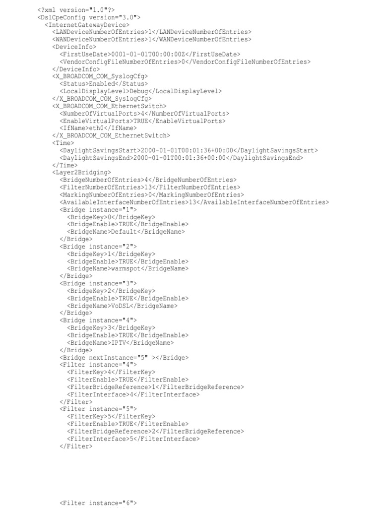 Network Configuration XML Guide | PDF