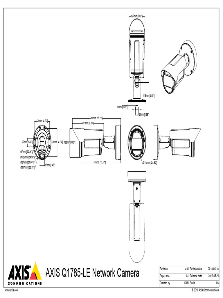 Axis q1785 Le Network Camera en US 111321 | PDF