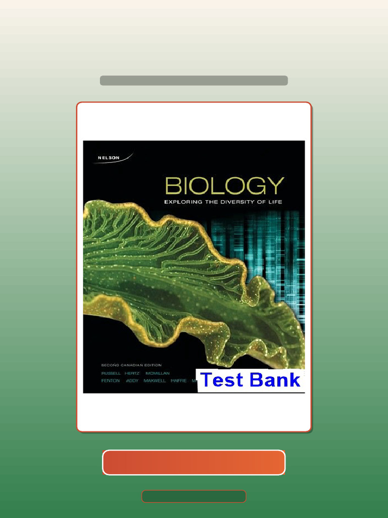 Complete CDN ED Biology Exploring The Diversity of Life 2nd Edition ...