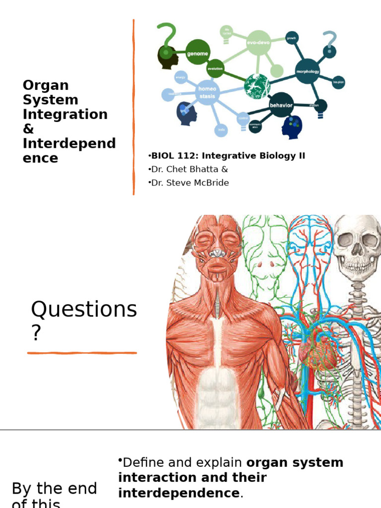 BIOL 112 - SP 25 - Week 9 - Organ System Interactions | PDF ...