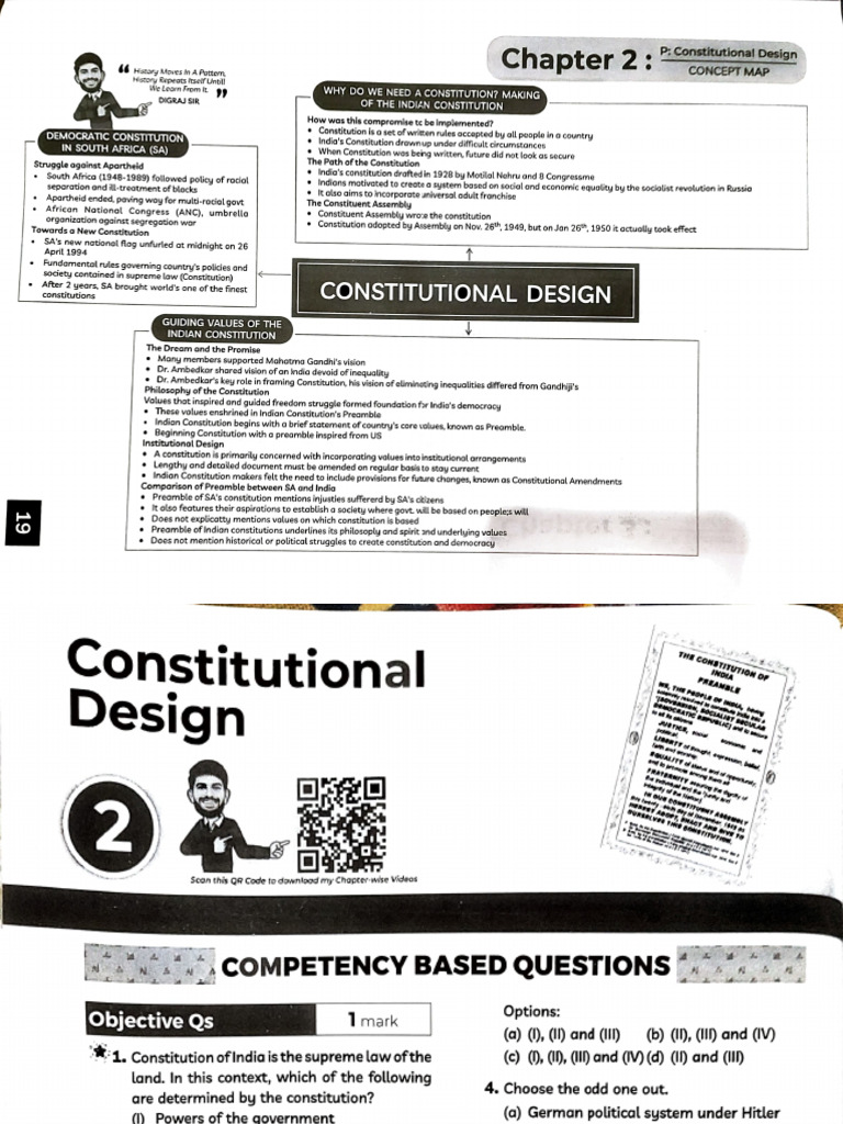 Constitutional Design Class 9 | PDF | Constitution | Democracy