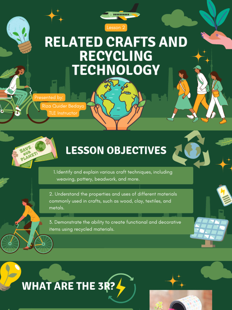 TLE 7 2nd Topic - Related Crafts and Recycling Technology | PDF ...