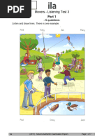 Movers Listening Test Sample 5 | PDF