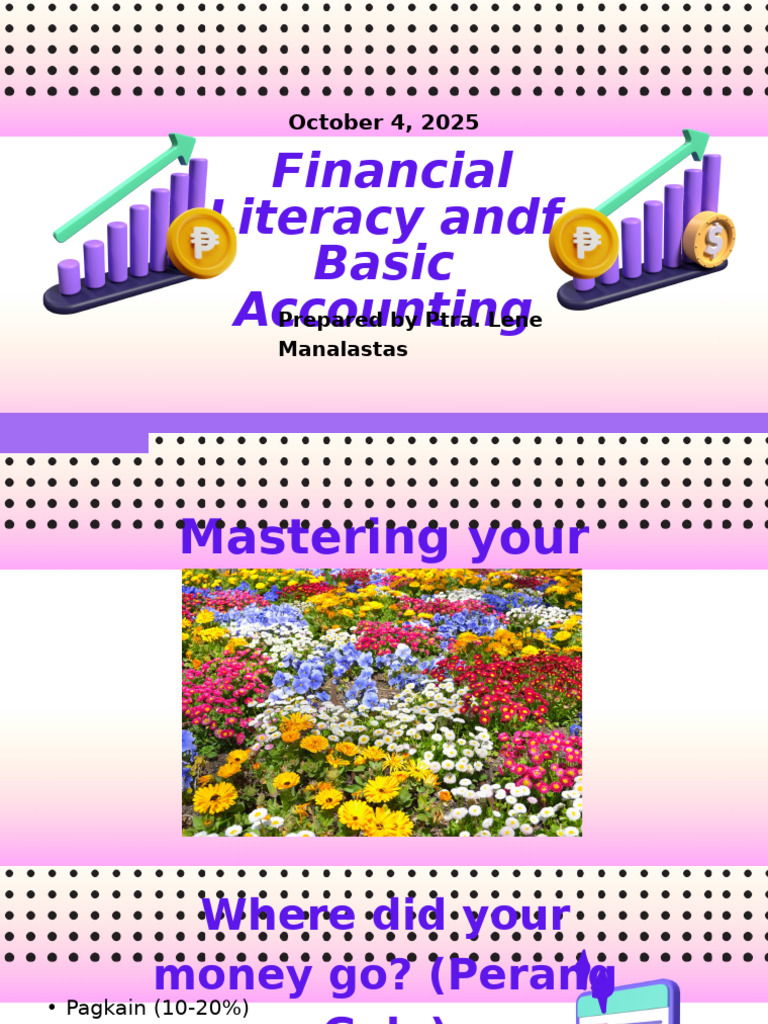 Financial Literacy and Basic Accounting Seminar | PDF | Money ...