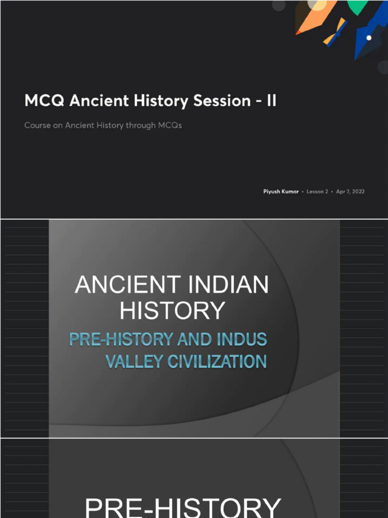 MCQ Ancient History Session II No Anno | PDF
