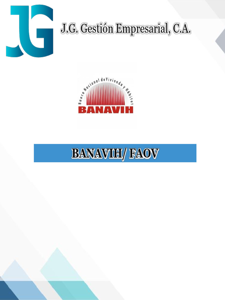 J.G. Gestión Empresarial, C.A.: Banavih/ Faov | PDF | Salario | Barrio ...