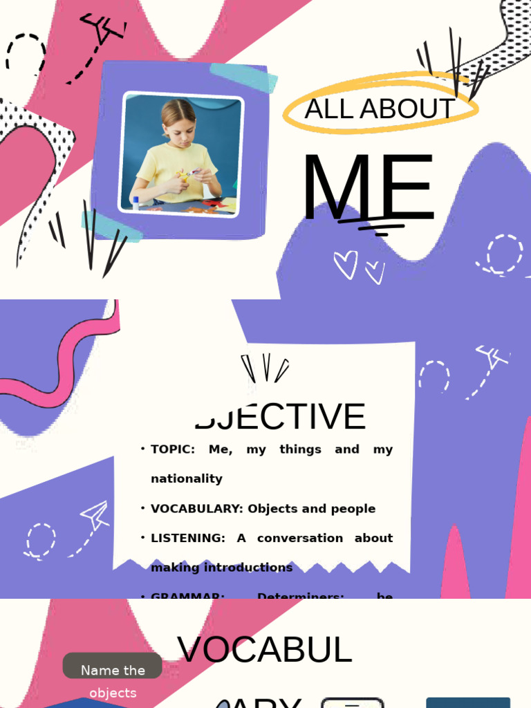 Unit 1: All About Me | PDF | Linguistics