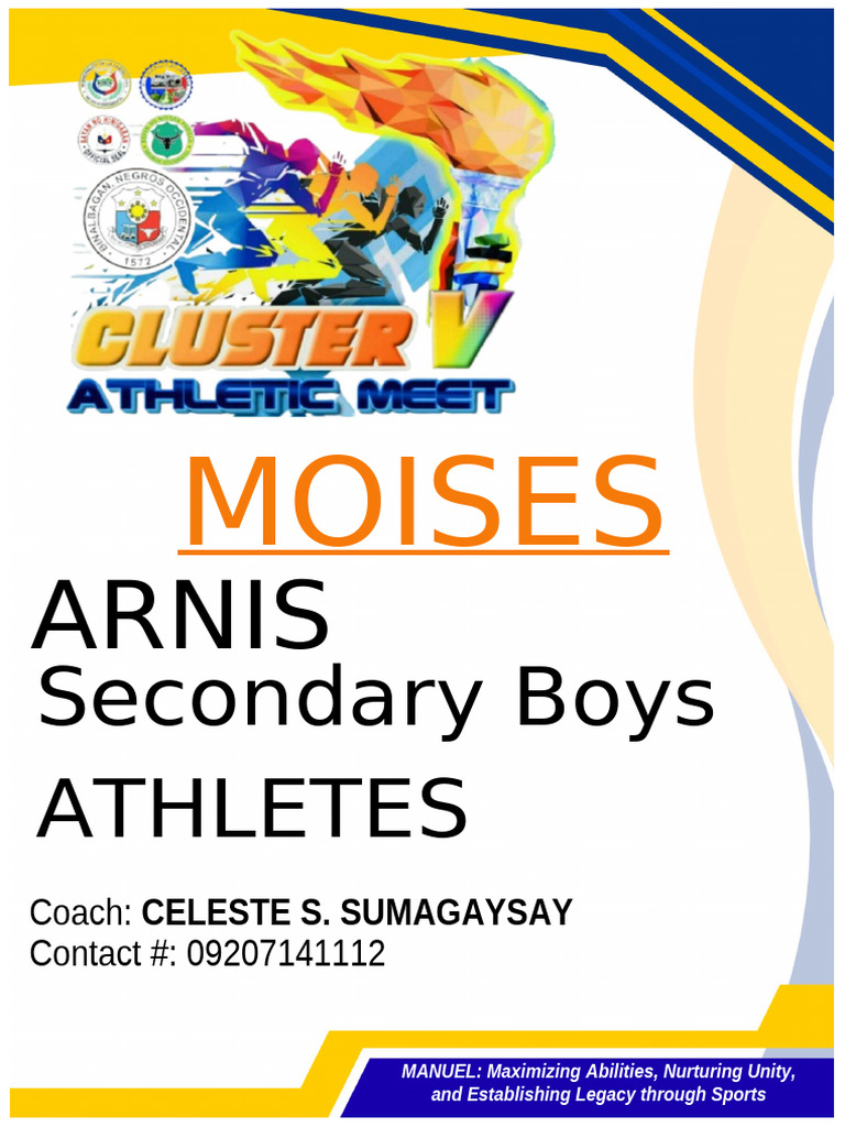 Cluster V Athletic Meet 2025 Front Cover - Docs | PDF