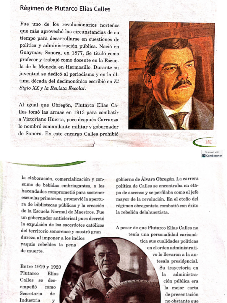 Plutarco Elias Calles | PDF