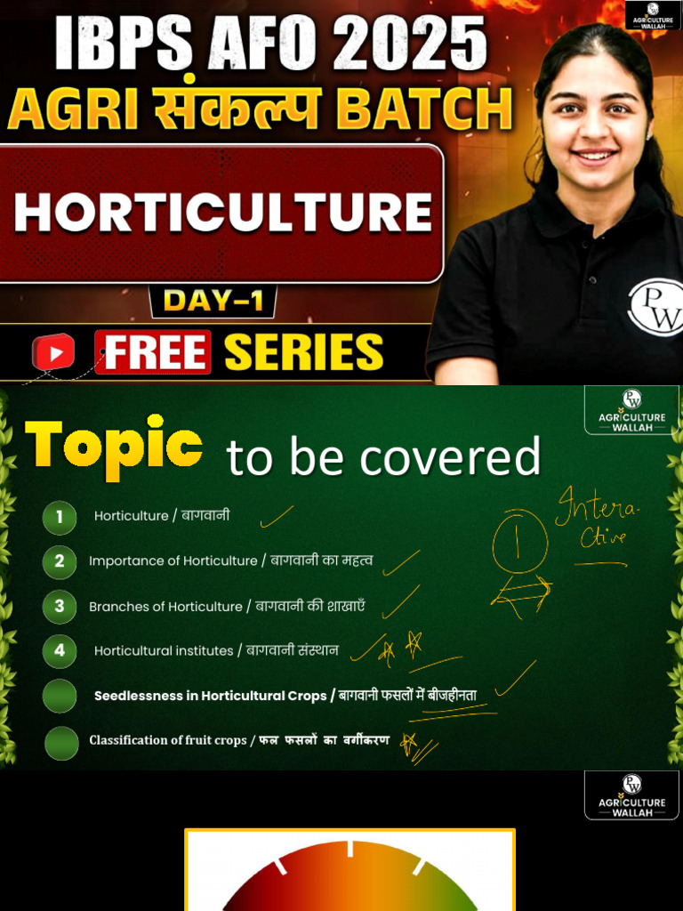 Fundamentals of Horticulture Overview | PDF | Horticulture | Plant ...