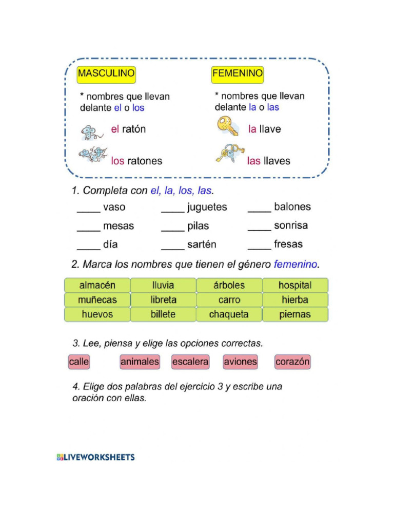 Genero Masculino y Femenino | PDF