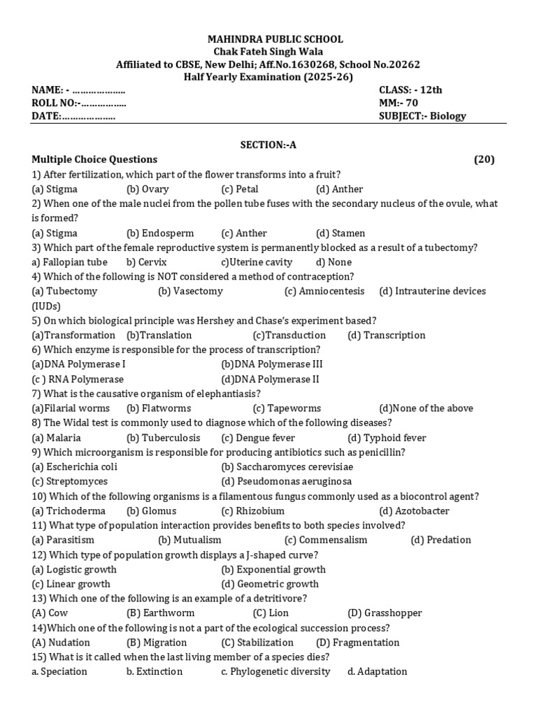 Class 12th Biology 3-10 | PDF | Ecosystem | Biology
