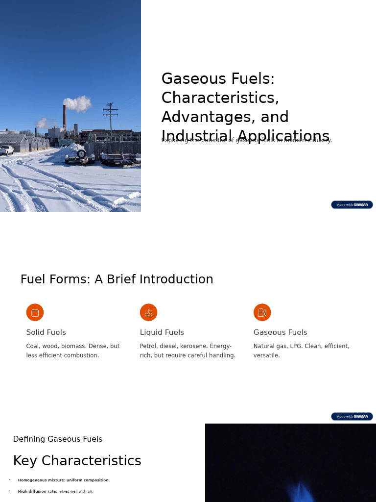 Advantages of Gaseous Fuels Explained | PDF | Combustion | Fuels