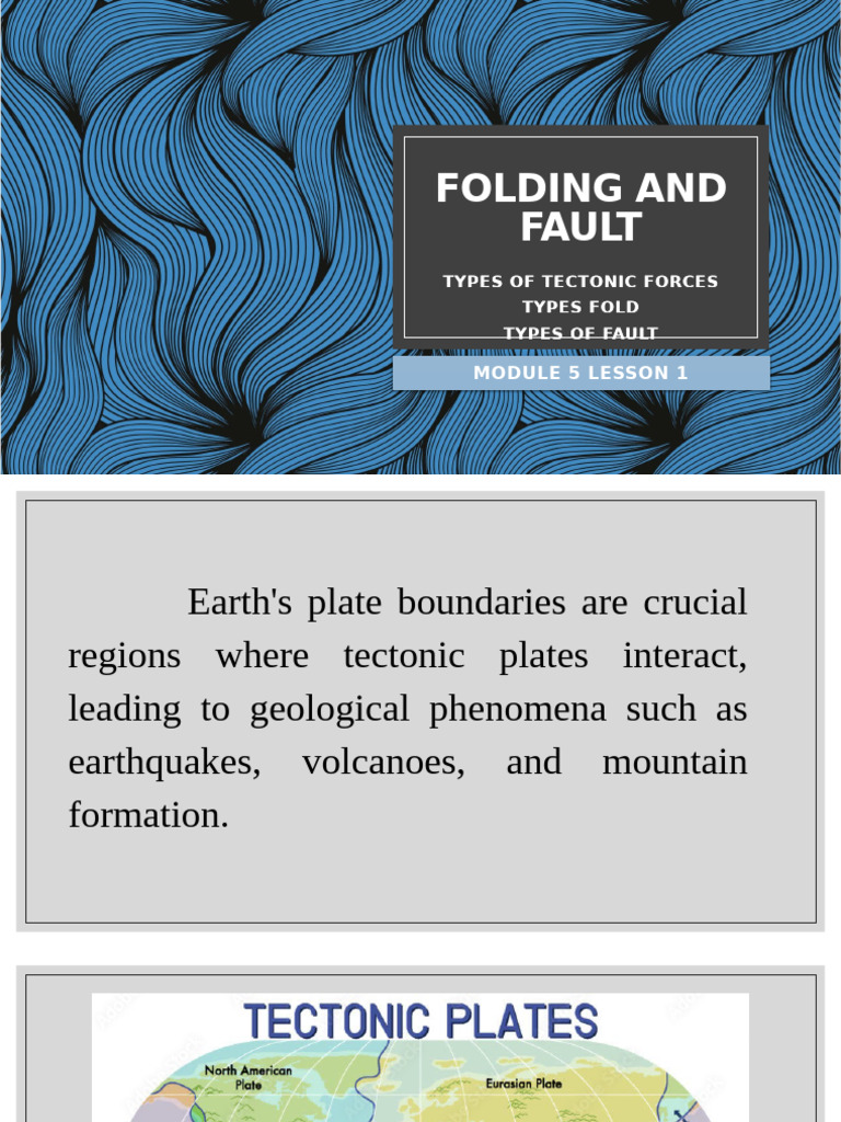 Module 5 L1 Fold and Fault L2 Stratified | PDF | Fault (Geology) | Stratigraphy