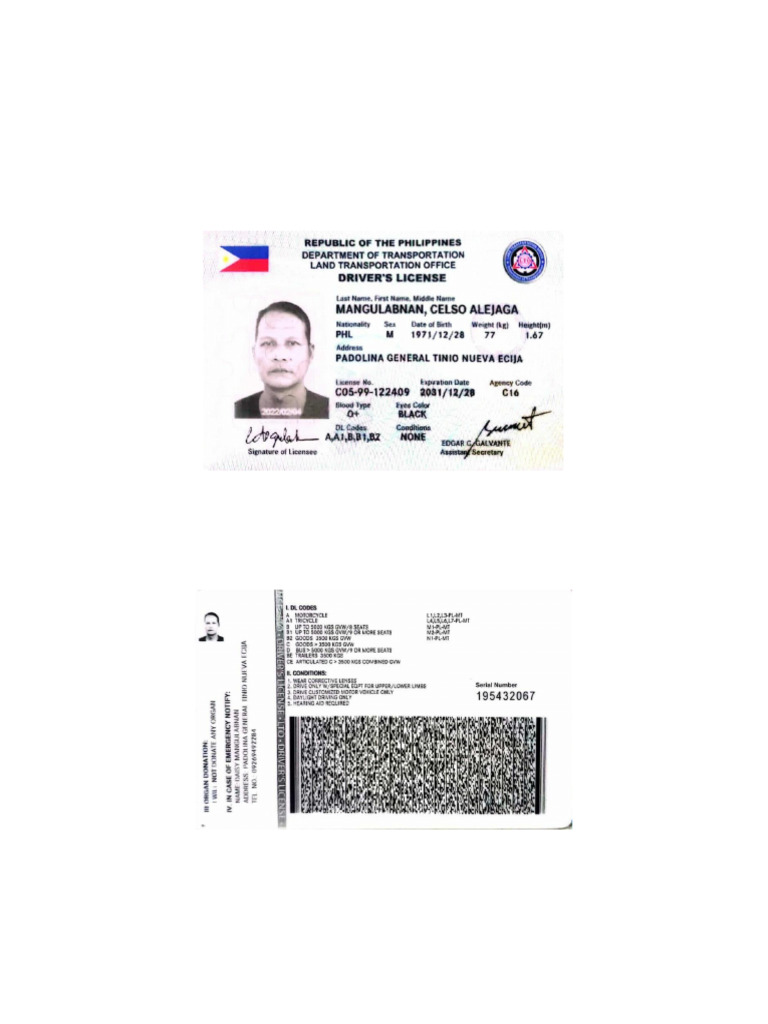Parents Valid Id | PDF