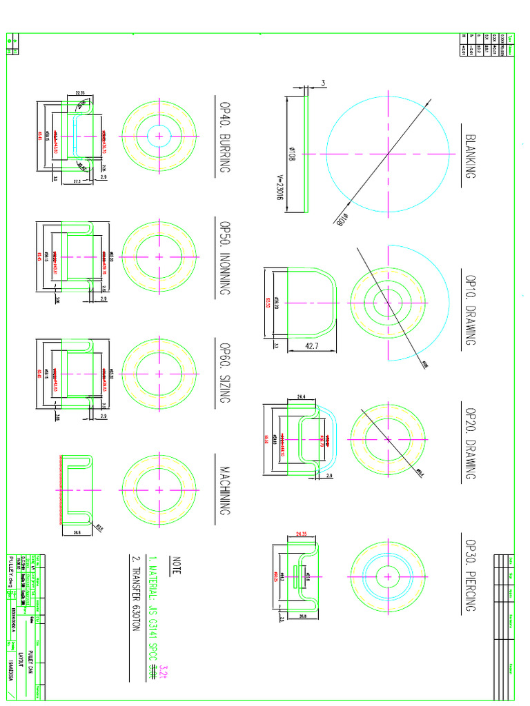 19AAE009A (Pulley Can) - Layout (22!01!2021, REVISED) Model | PDF