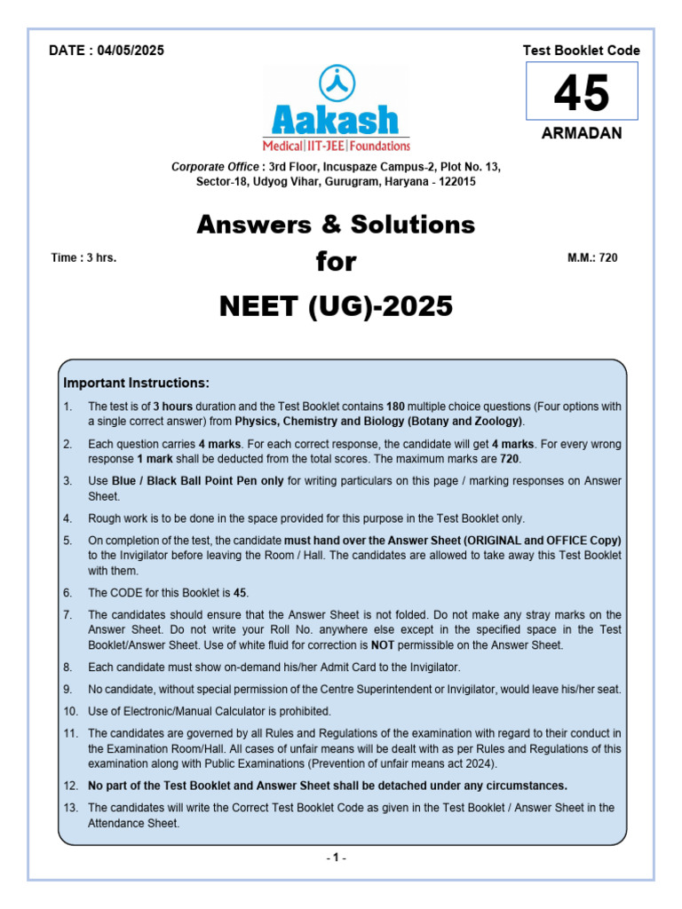 25 Neet | PDF