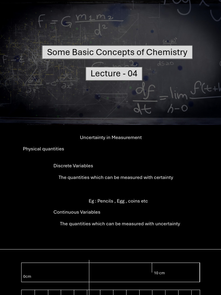 Lecture 04 | PDF | Significant Figures | Numbers