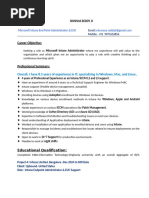 Intune & SCCM Administrator Resume | PDF | Microsoft Windows | Windows 10