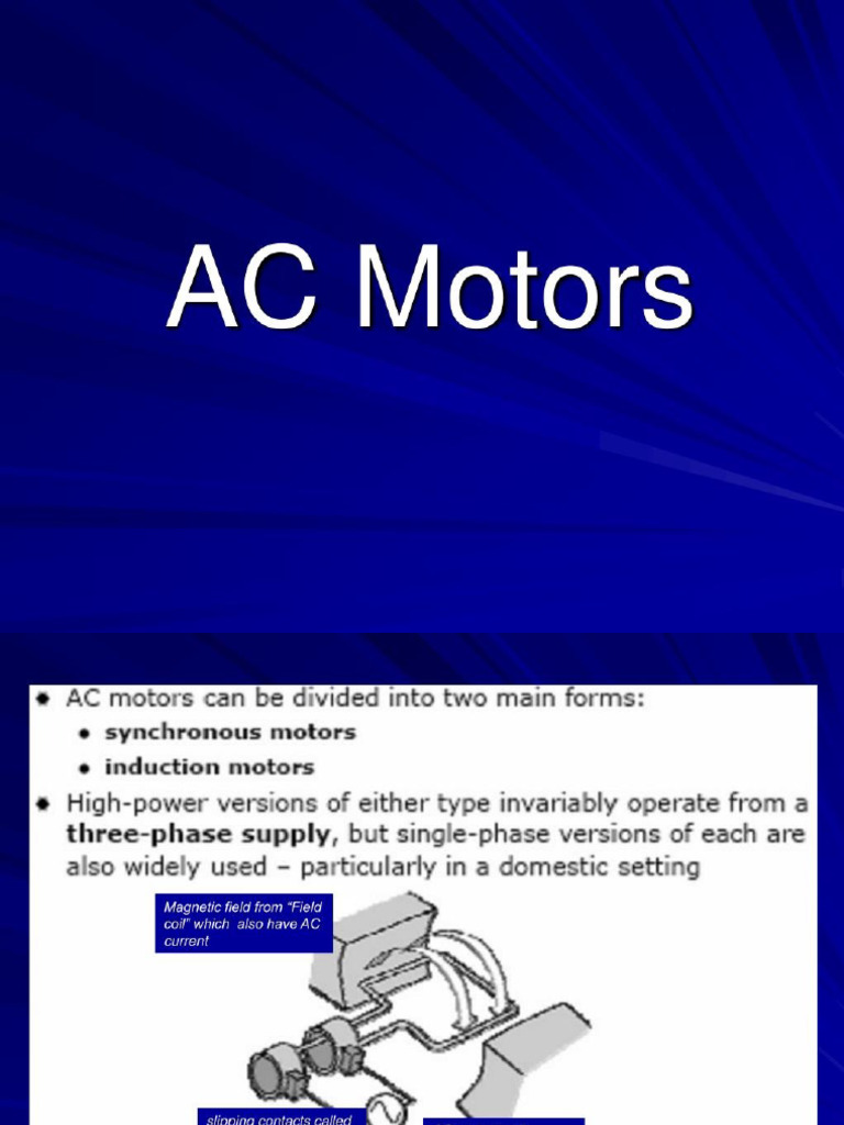 Ac Motor | PDF