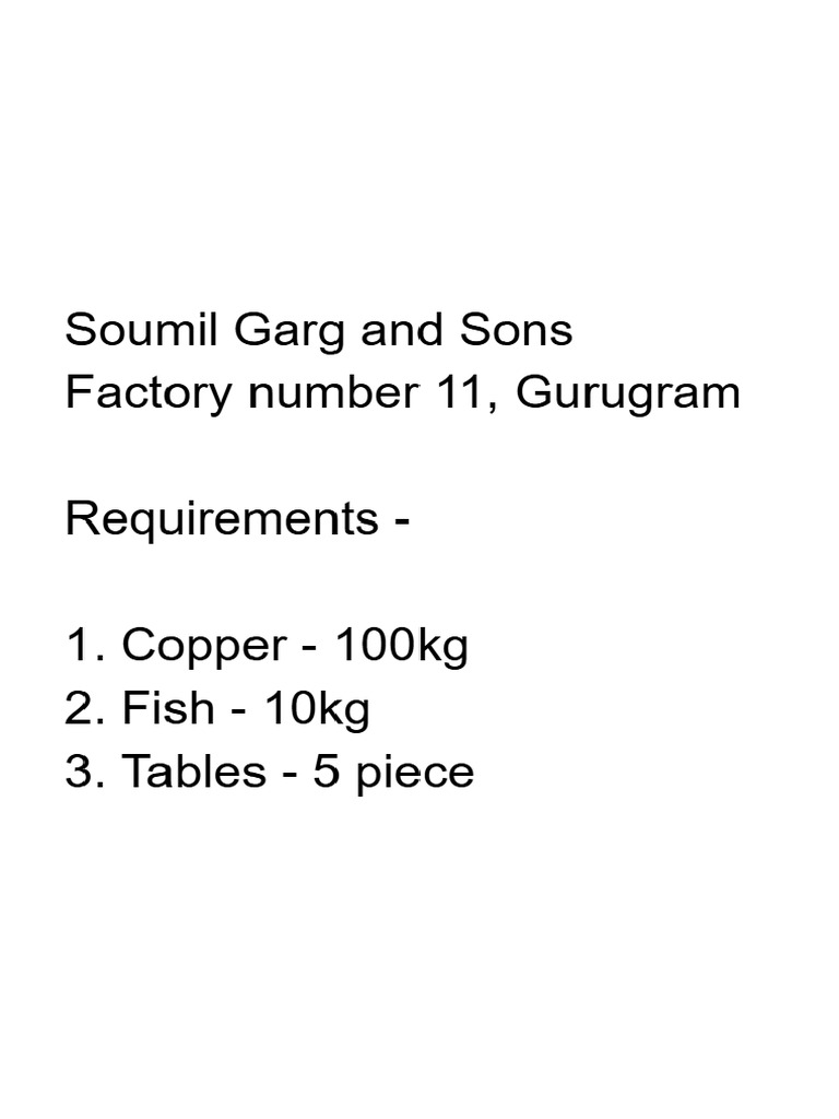 New Requirements | PDF