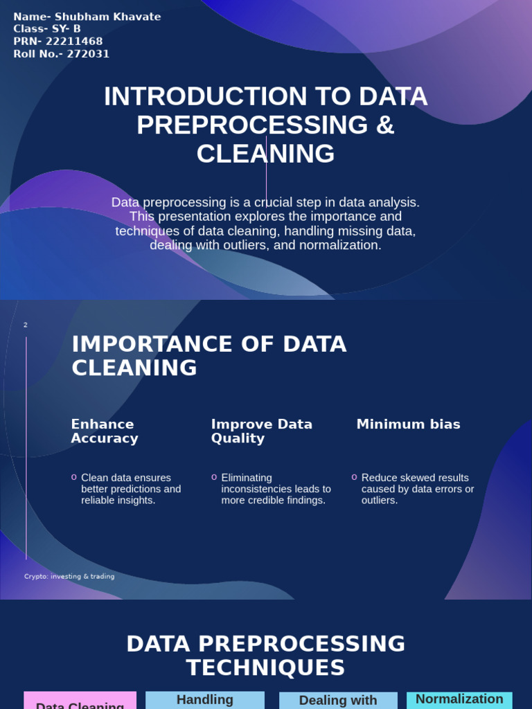 Introduction To Data Preprocessing & Cleaning | PDF | Outlier | Statistics