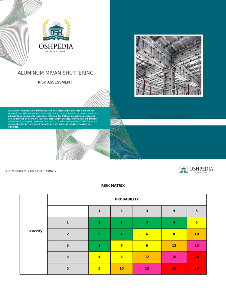 Aluminum Mivan Shuttering | PDF | Personal Protective Equipment | Risk