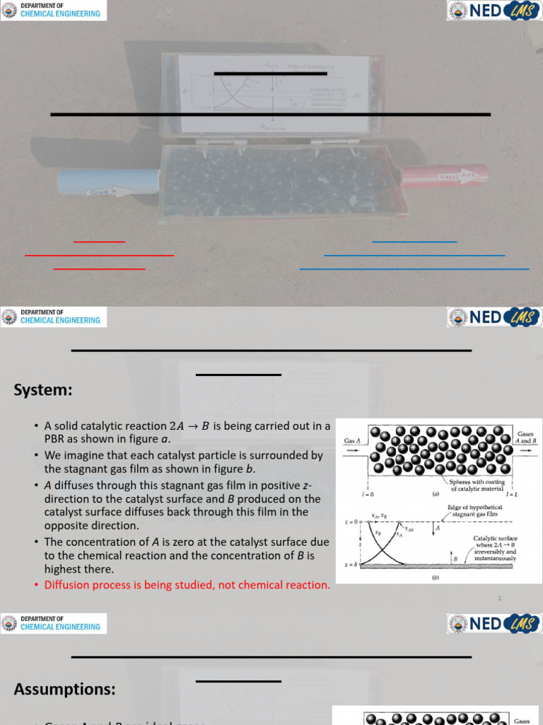 Lecture 17 Diffusion With A Heterogeneous Chemical Reaction | PDF ...