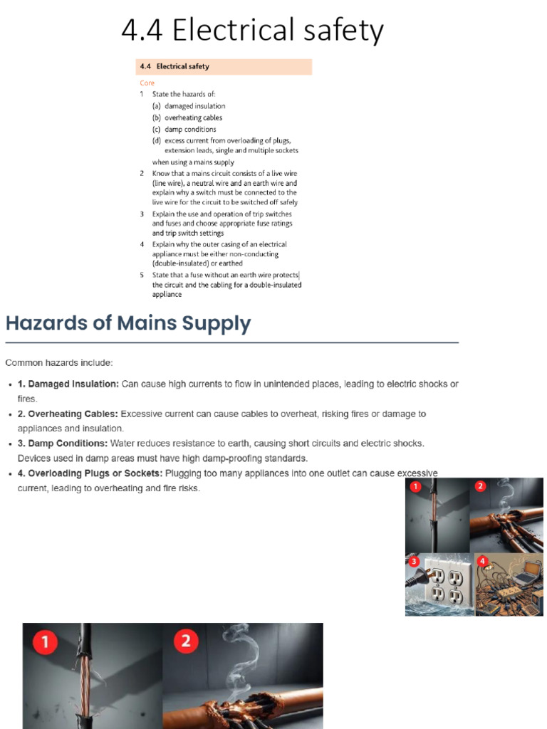 4.4 Electrical Safety | PDF