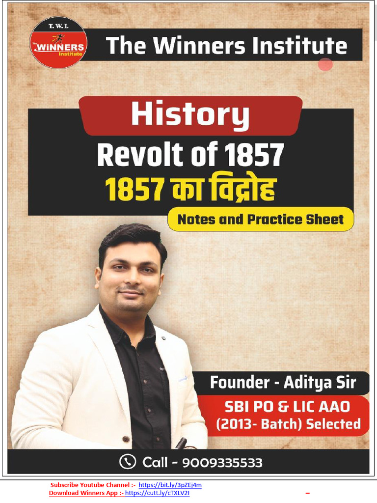 1857 Revolt | PDF