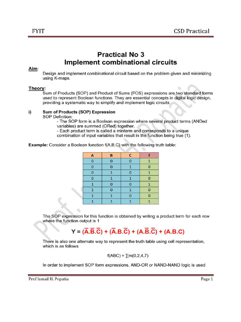 CSD Practical 3 | PDF