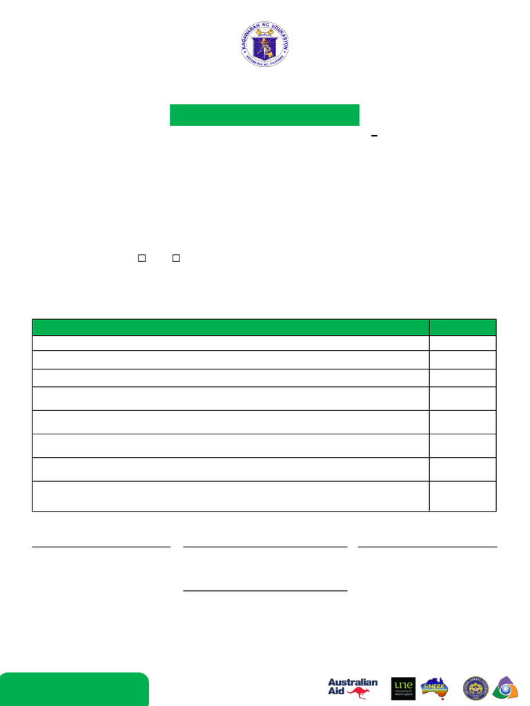 Annex C-4 - COT Inter-Observer Agreement Form For Proficient Teacher For SY 2024-2025 | PDF ...