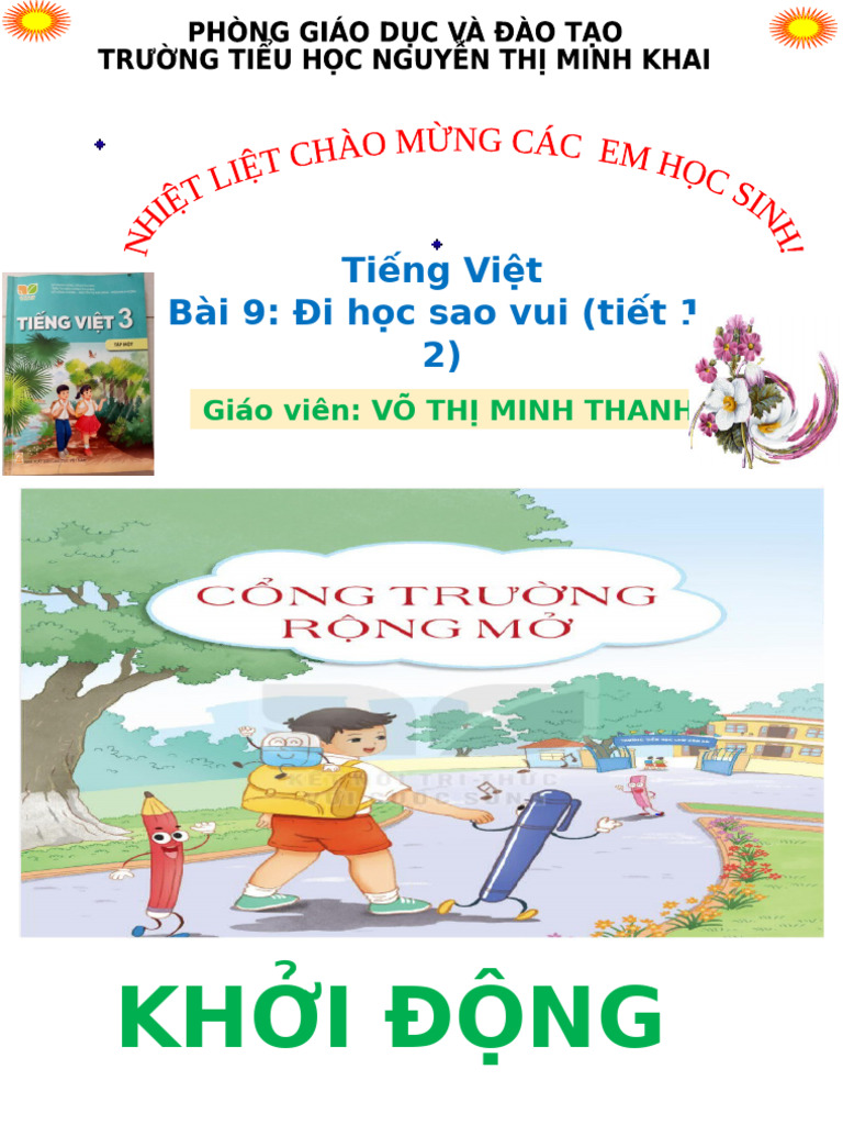 Tap 1 Bai 9 Di Hoc Vui Sao Doc Di Hoc Vui Sao | PDF