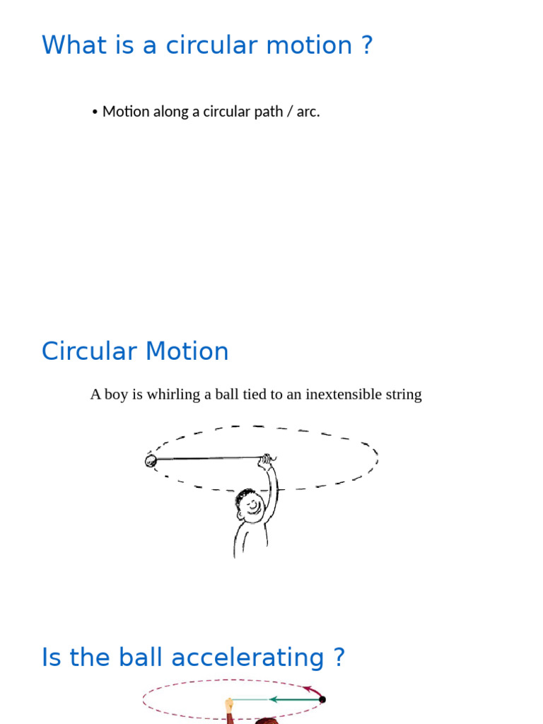 Circular Motion | PDF | Acceleration | Force