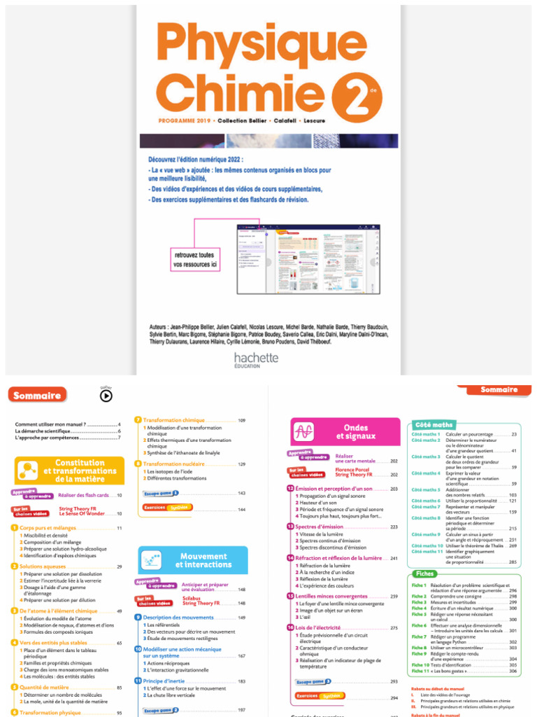 Livre Hachette 2nde (2019) | PDF