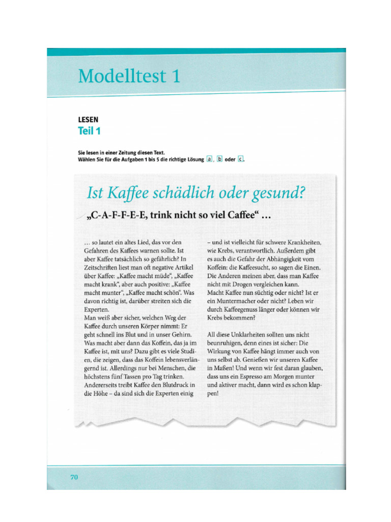 Test 1 Lesen | PDF