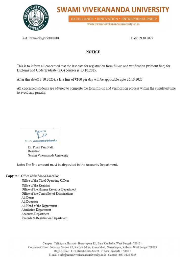 Reg Form Fill Up | PDF