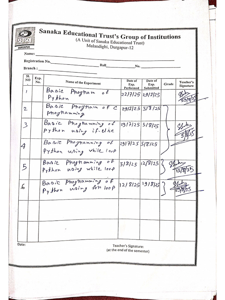 Python Lab New Clg | PDF