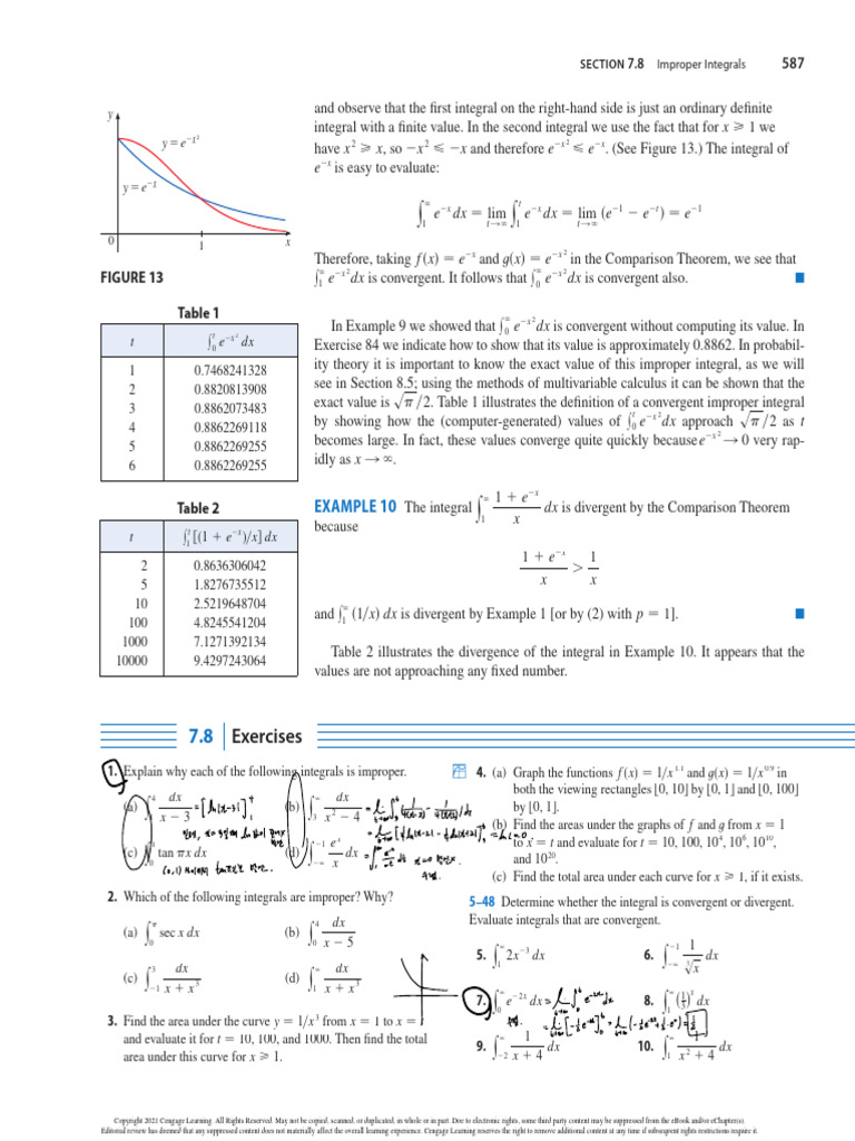 Improper Integrals in Calculus | PDF | Integral | Mathematical Analysis