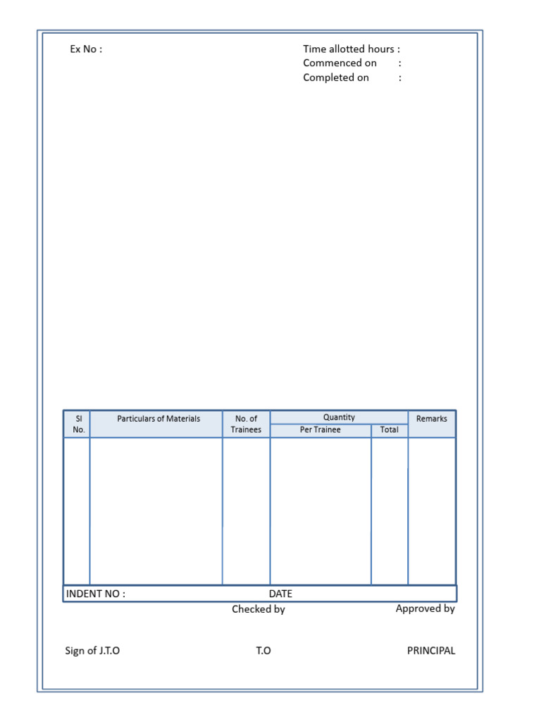 Fitter Lab Evaluation Sheet | PDF