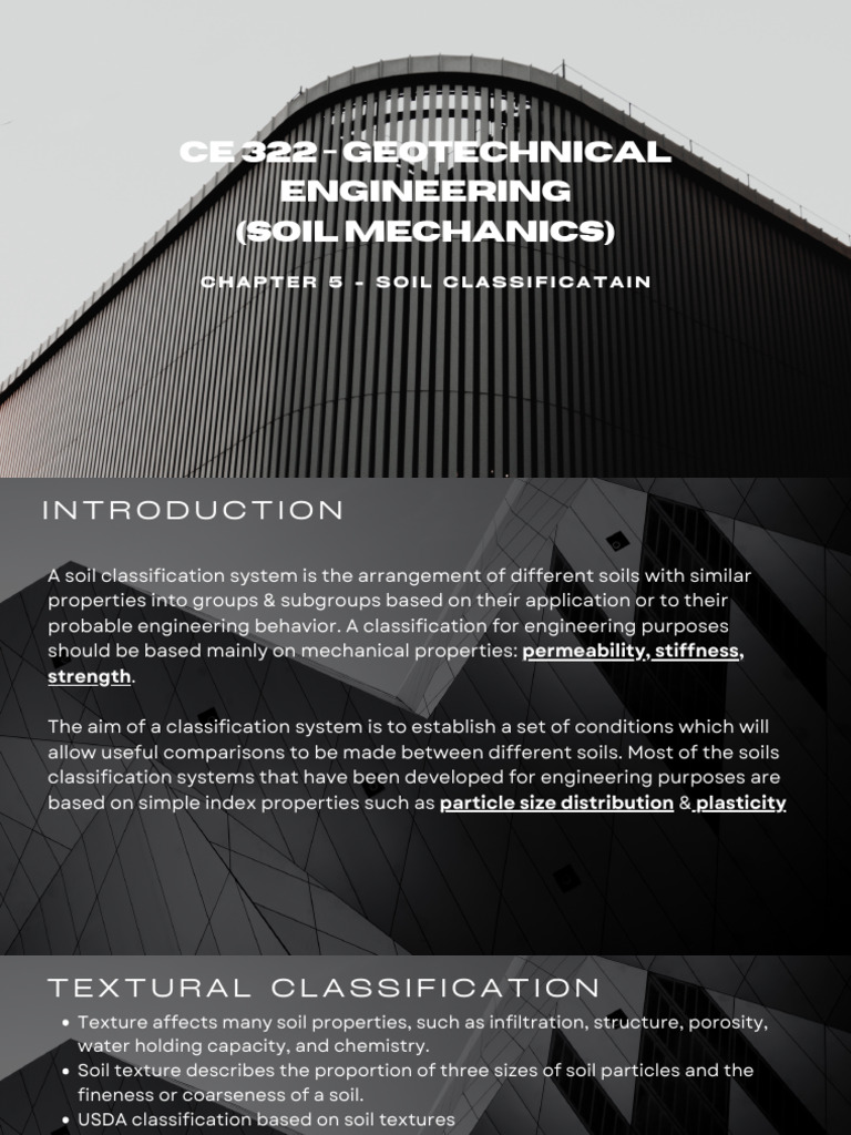 CHAPTER 5 - Soil Classification | PDF | Loam | Silt