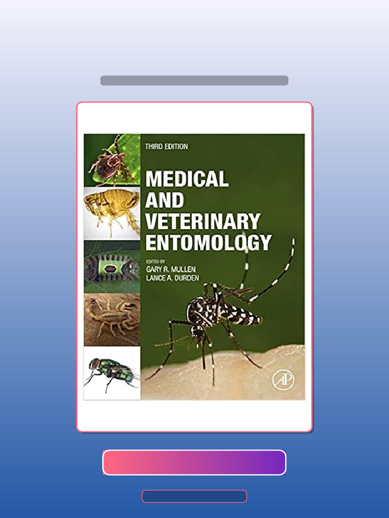 Medical and Veterinary Entomology 3rd Edition by Gary R Mullen eBook ...