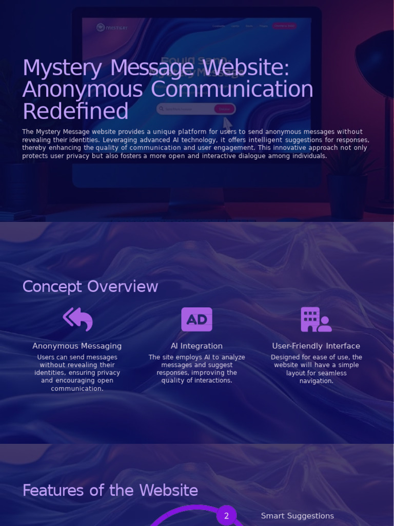 Mystery Message Website | PDF | Communication | Privacy