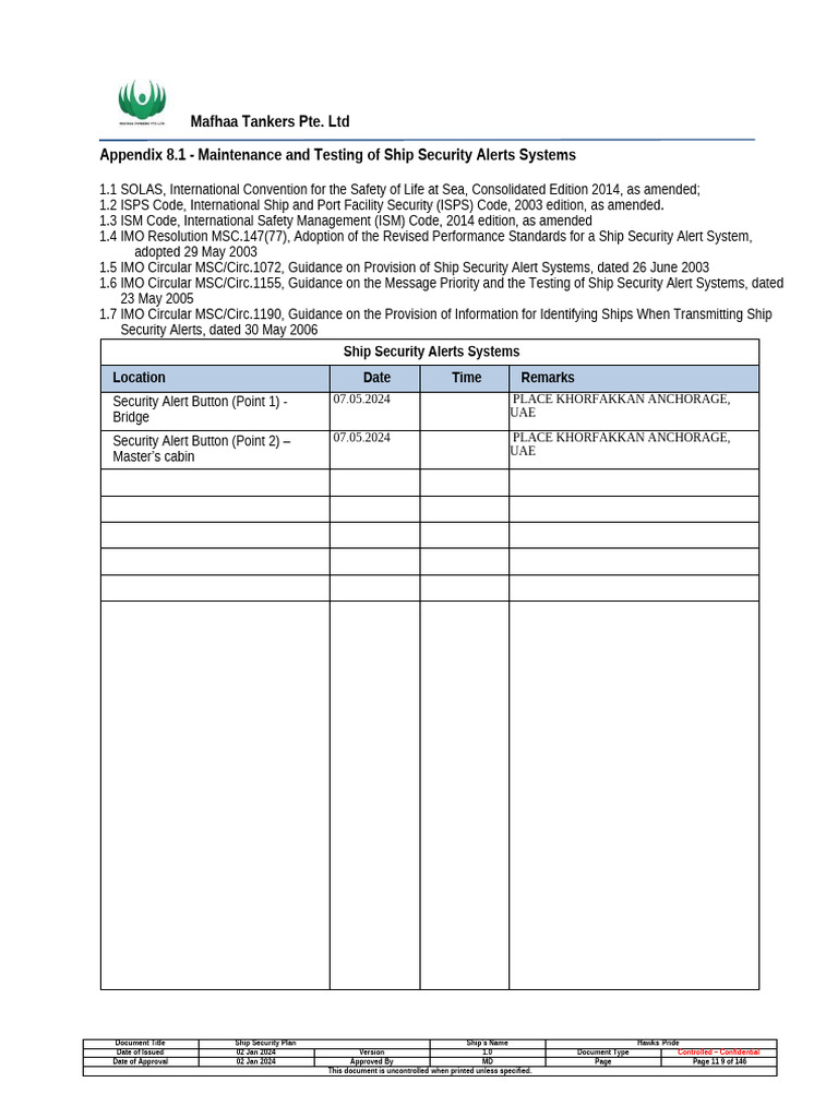 Appendix 8 | PDF | Water Transport | Shipping